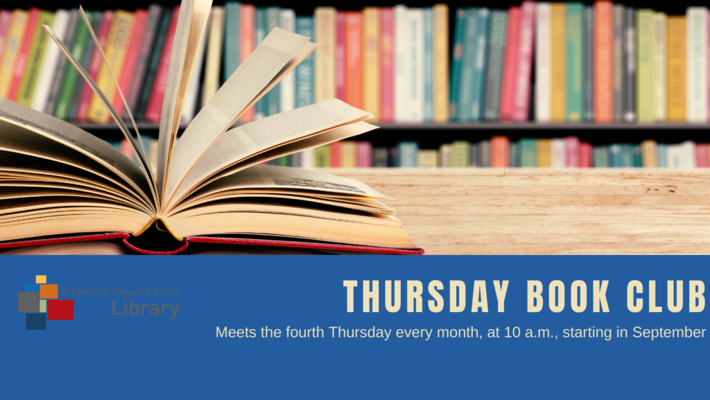 Upcoming EventsBloomfield Township Public Library