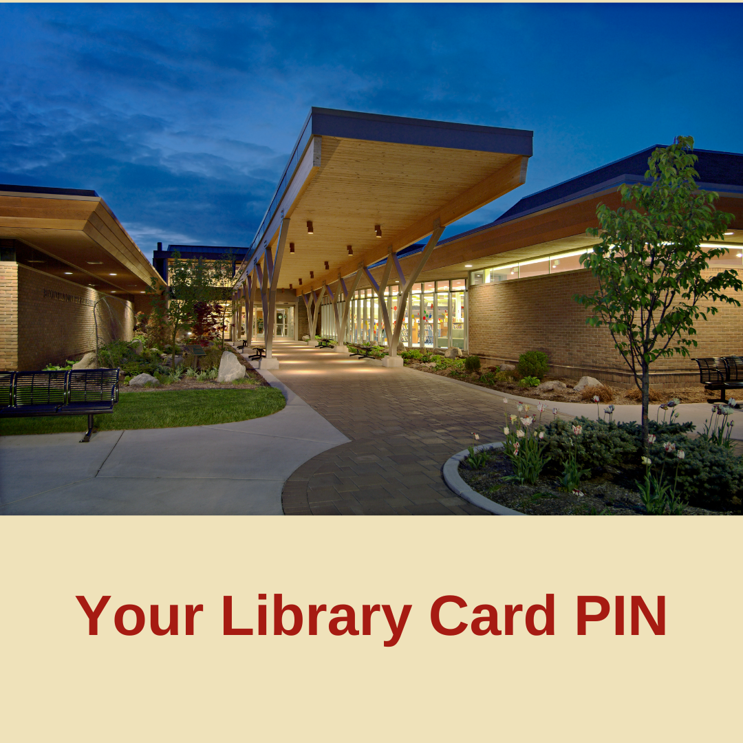 PIN Help – Bloomfield Township Public Library